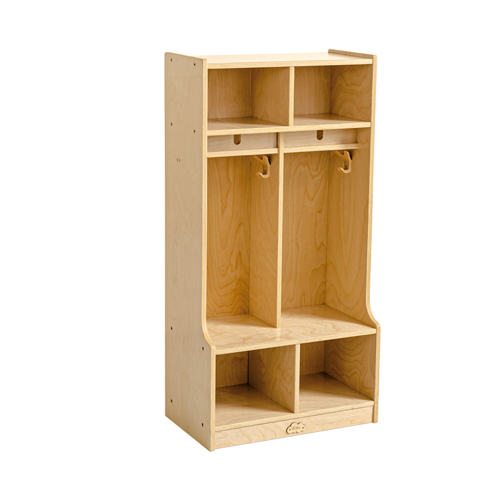 Jooyes Children Preschool Coat Locker With Cubbies - 2 Section ...